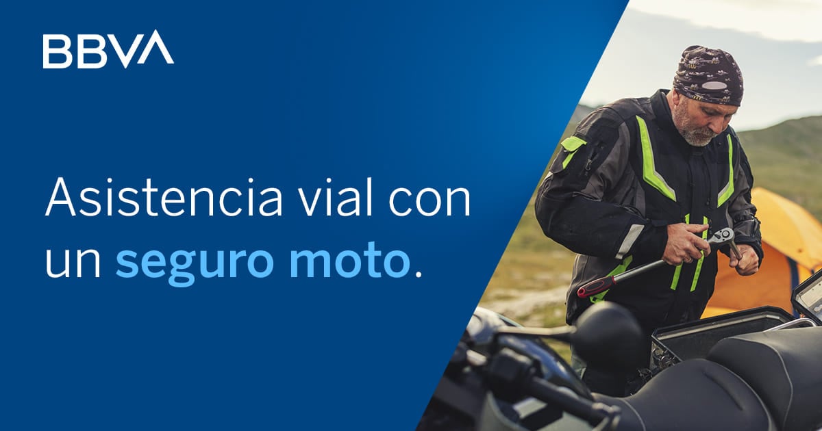 Asistencia vial con un seguro moto | BBVA México