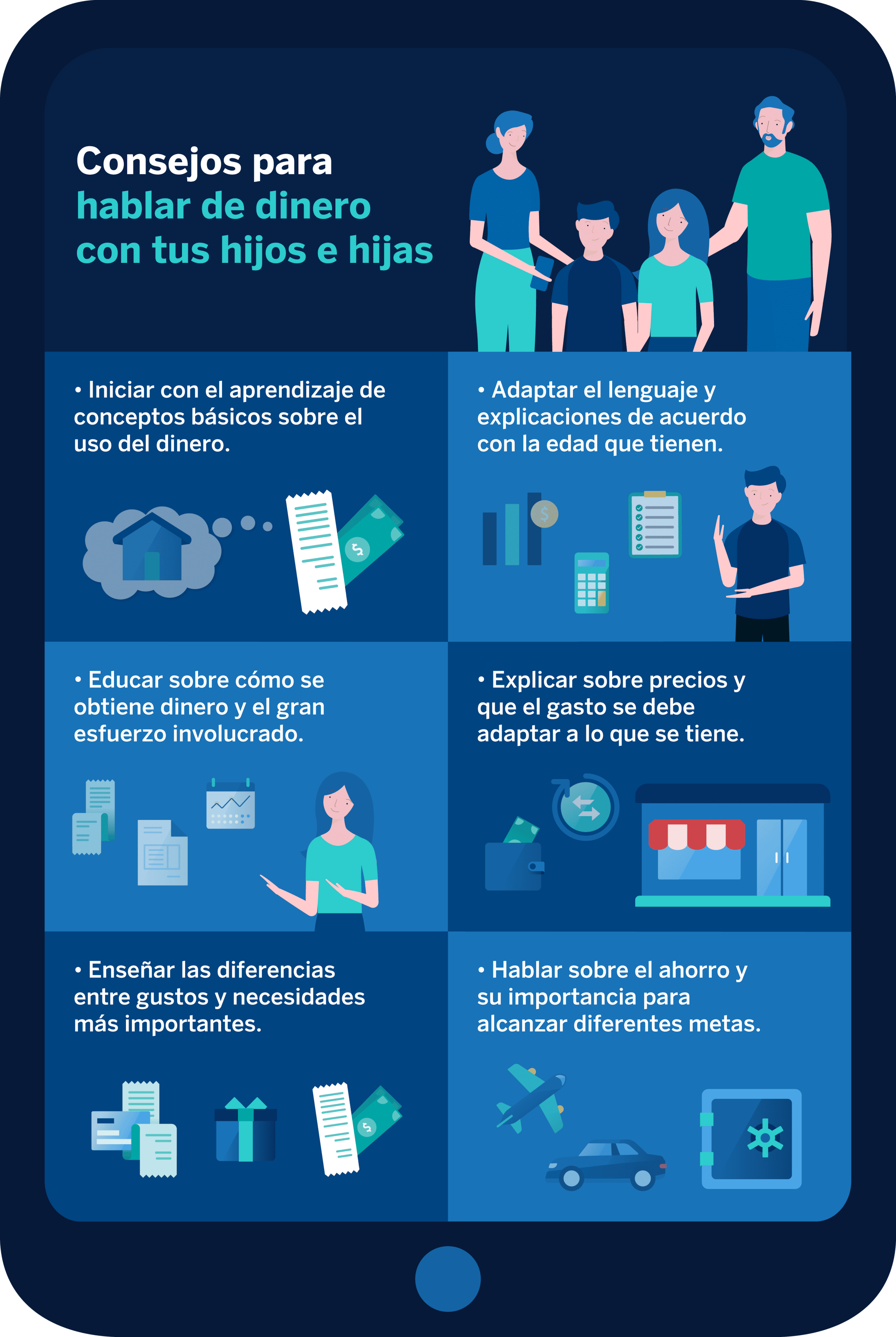 ¿Cómo empezar a hablar de dinero con tus hijos e hijas? | BBVA México
