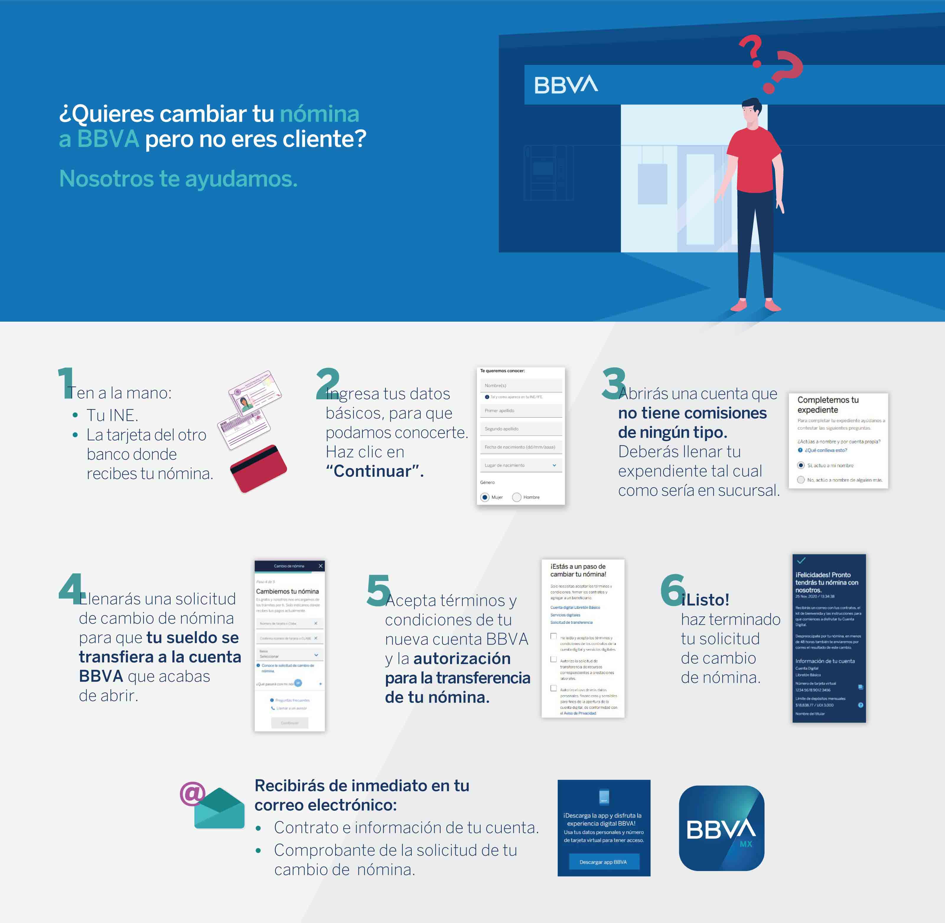 Portabilidad de nómina sin ir a sucursal | BBVA México