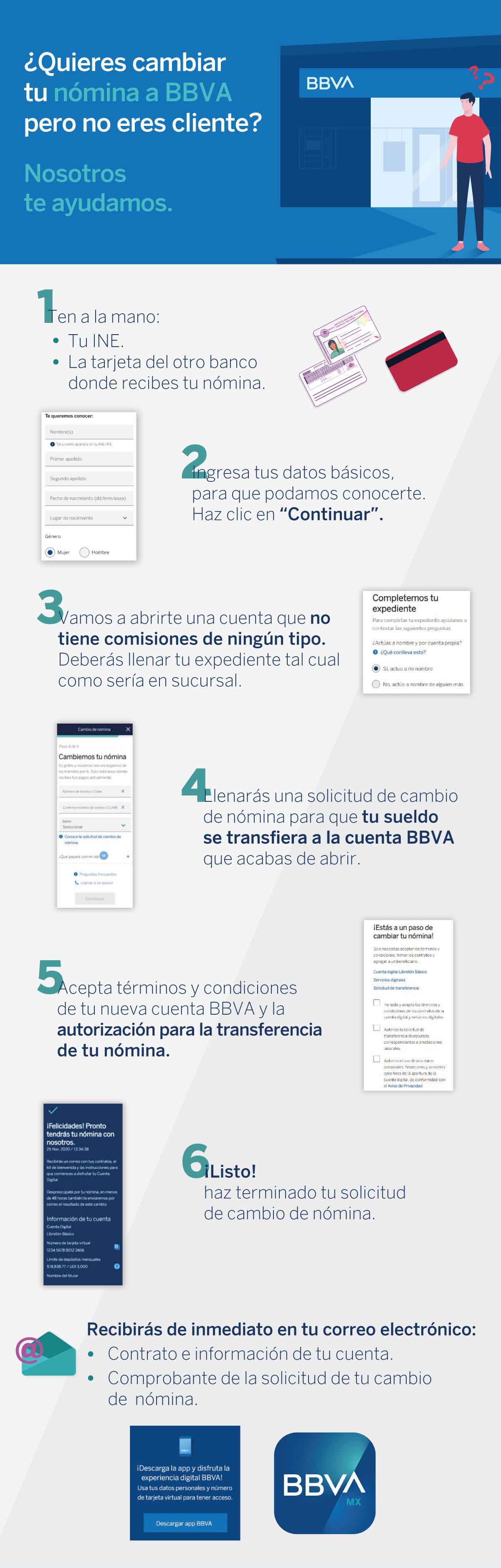 Portabilidad de nómina sin ir a sucursal | BBVA México