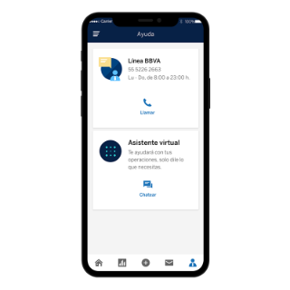 Funcionalidades app bbva | BBVA México